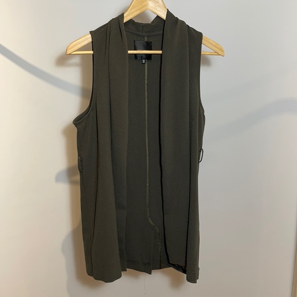 Dynamite | Jackets & Coats | Dynamite Open Drapey Vest W Belt | Poshmark